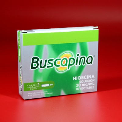 BUSCAPINA COMPOSITUM (HIOSCINA/METAMIZOL) 20MG/2.5G/5ML INYECTABLE C/3 ...