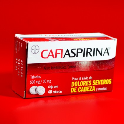 CAFIASPIRINA C/40TAB - Analgésicos - pharmamex